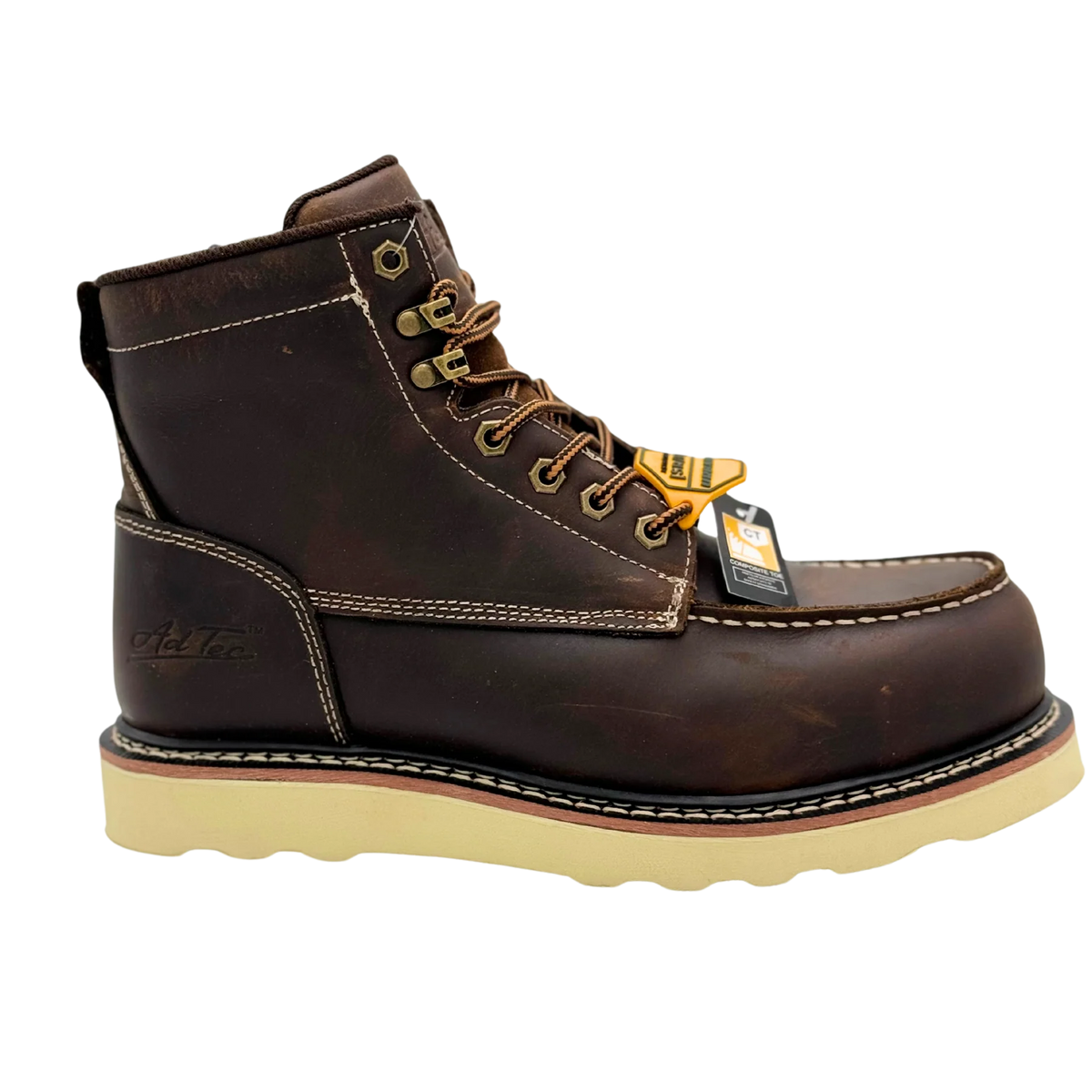 Ad Tec 6" Brown Moc Soft Toe – Workboots 4 U